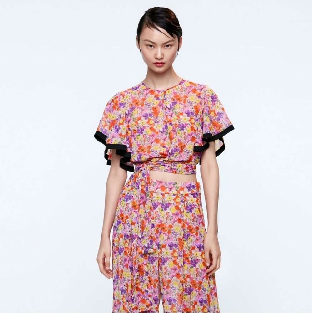 Zara Floral Co-Ord Set - Gem